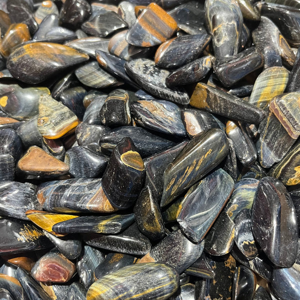 Commercial Grade Tigereye Blue 5LB - Craftstones